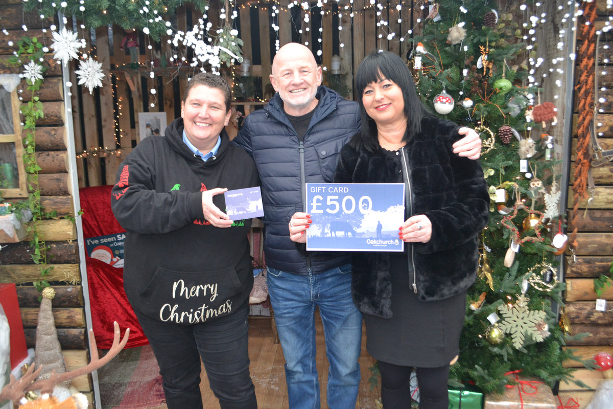 'WIN CHRISTMAS ON US' - OUR WINNER IS ALLISON GOUGH. – Oakchurch